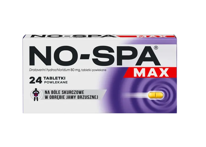 No-Spa Max, 80 mg, tabletki powlekane, 24 szt. – Polskie Leki UK