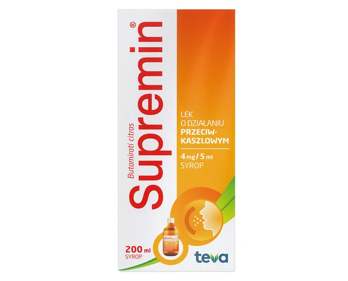 Supremin, syrop, (4 mg / 5 ml), 200 ml – Polskie Leki UK